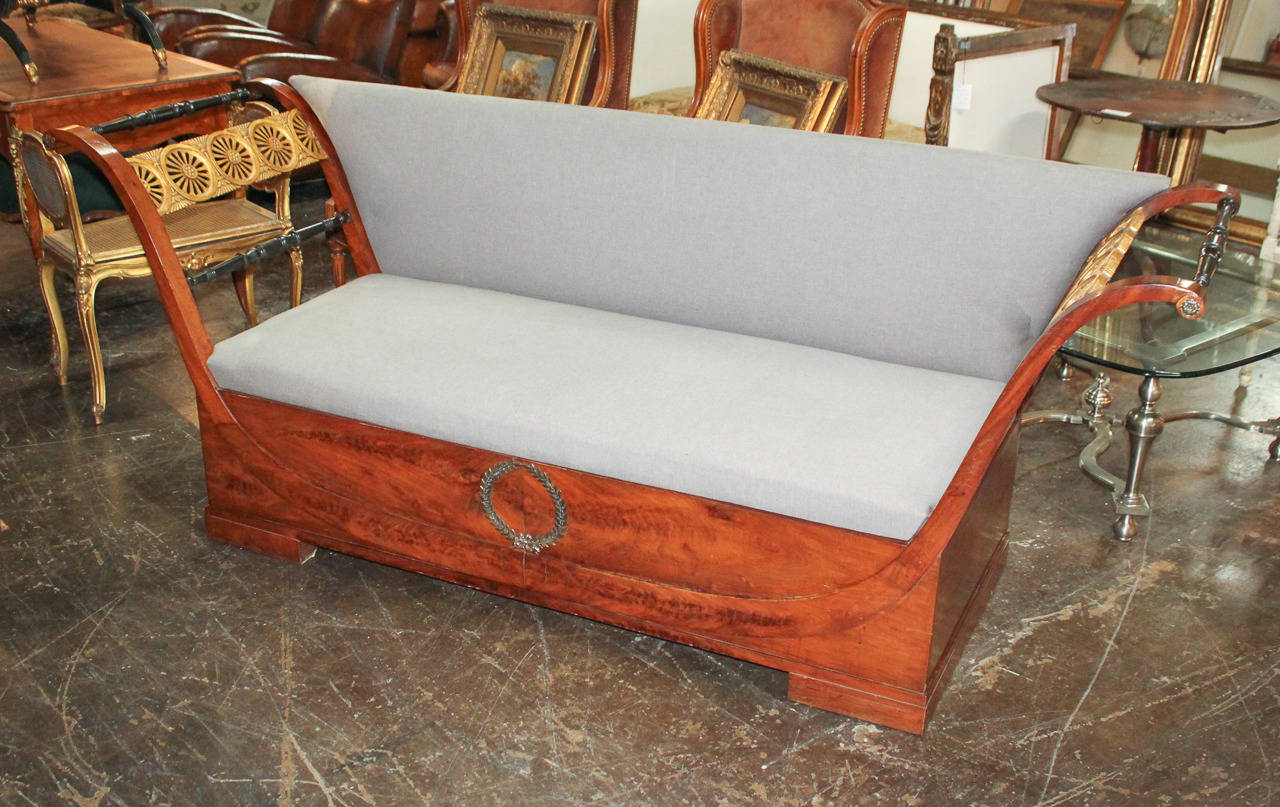 19th Century High Style Continental Settee at 1stDibs