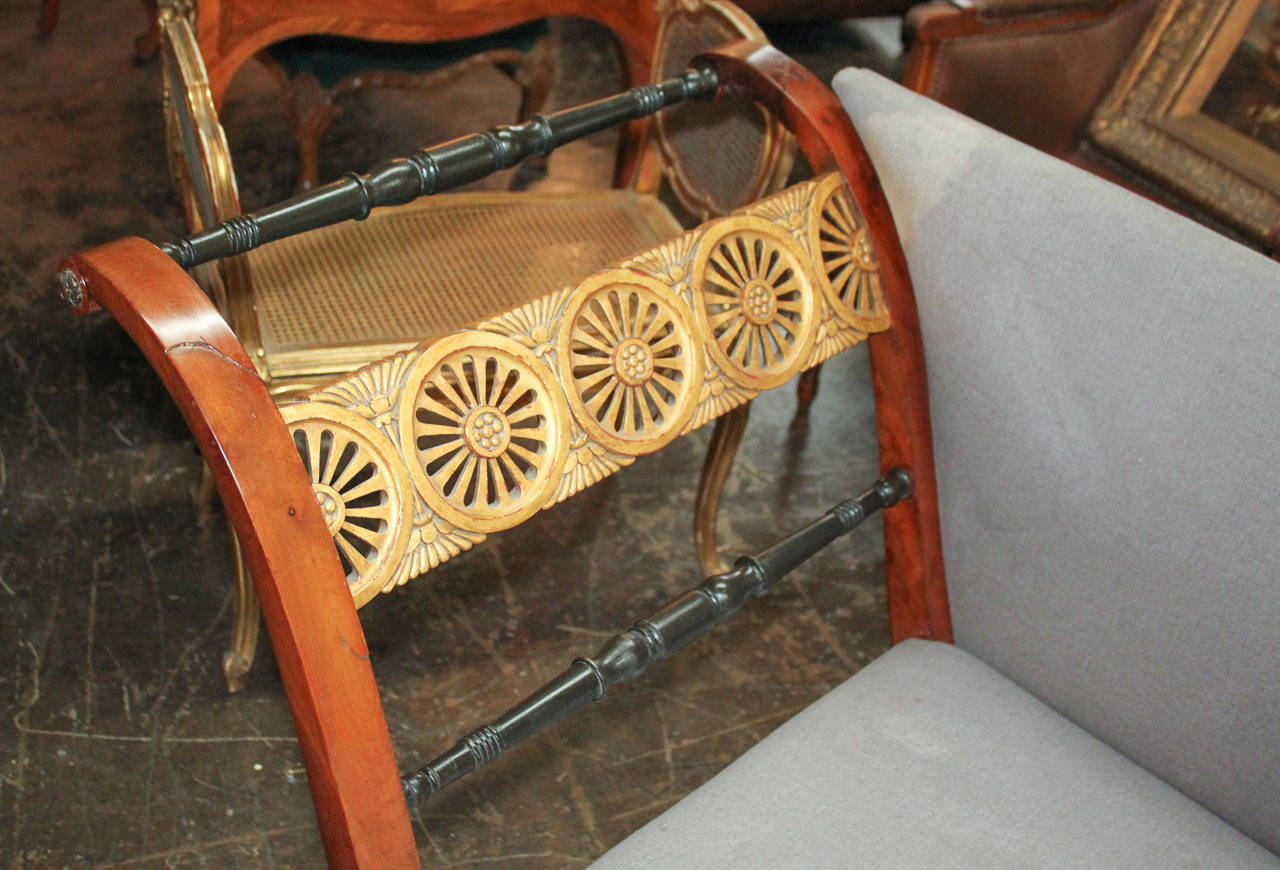 19th Century High Style Continental Settee at 1stDibs