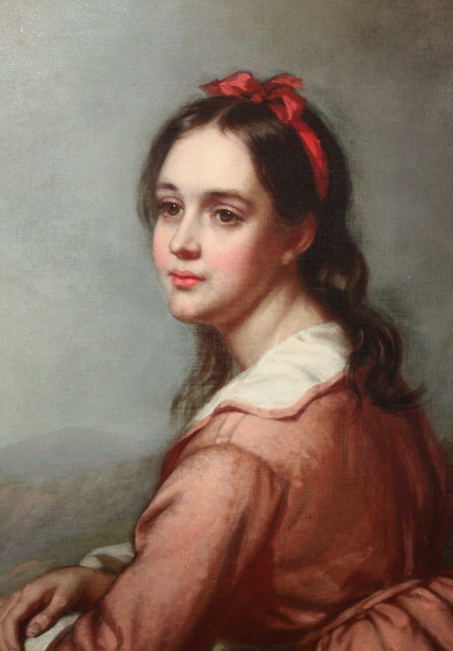 Important 19th Century Oil on Canvas, Signed John Lucas at 1stDibs