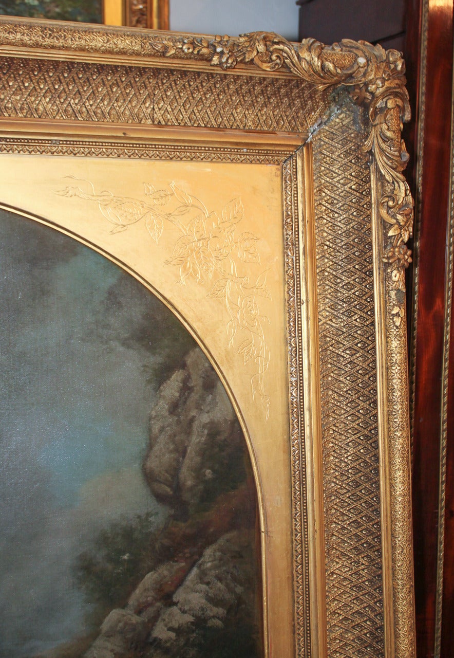 Important 19th Century Oil on Canvas, Signed John Lucas at 1stDibs