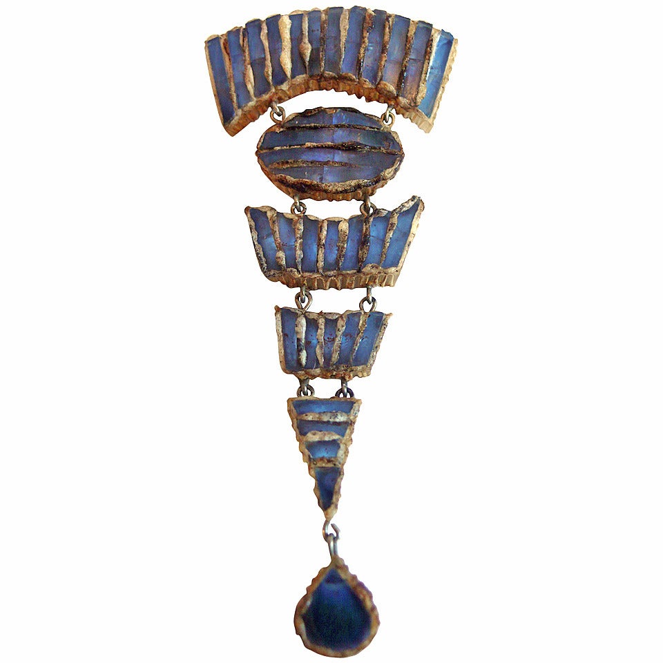 Line Vautrin Talosel Brooch For Sale at 1stDibs
