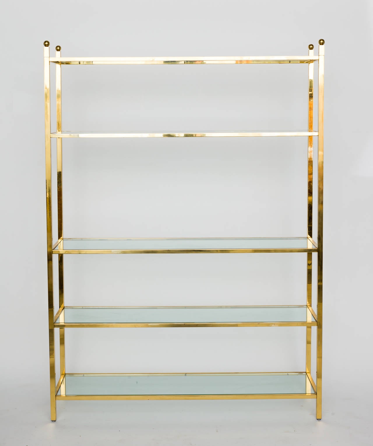 Oversized Brass Etagere at 1stDibs | brass etegere