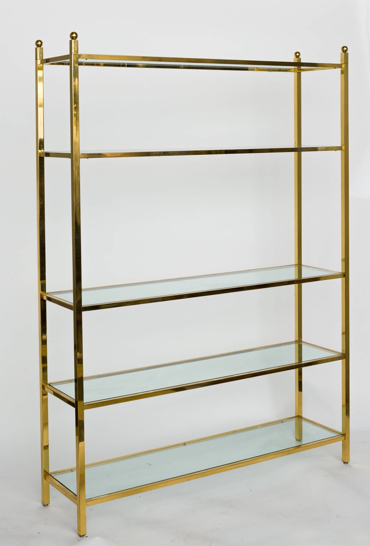 Oversized Brass Etagere at 1stDibs | brass etegere