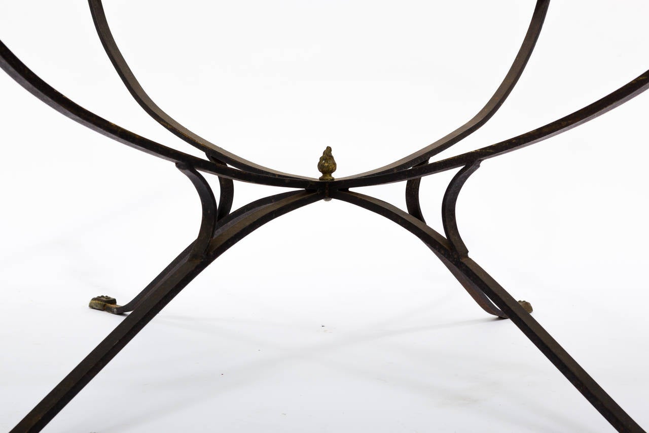 Iron and Brass Classical Table at 1stDibs