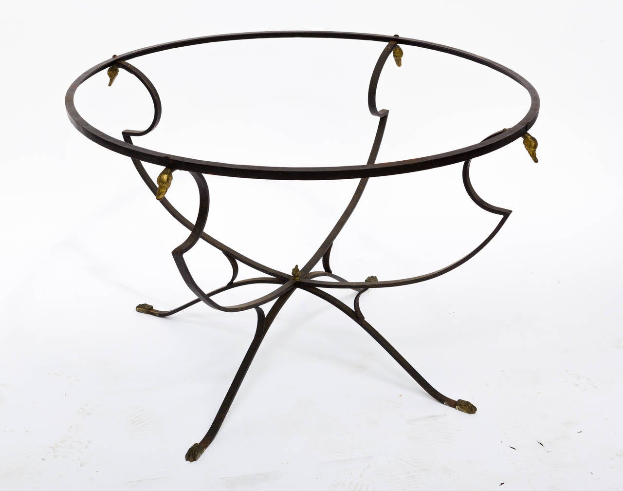 Iron and Brass Classical Table at 1stDibs