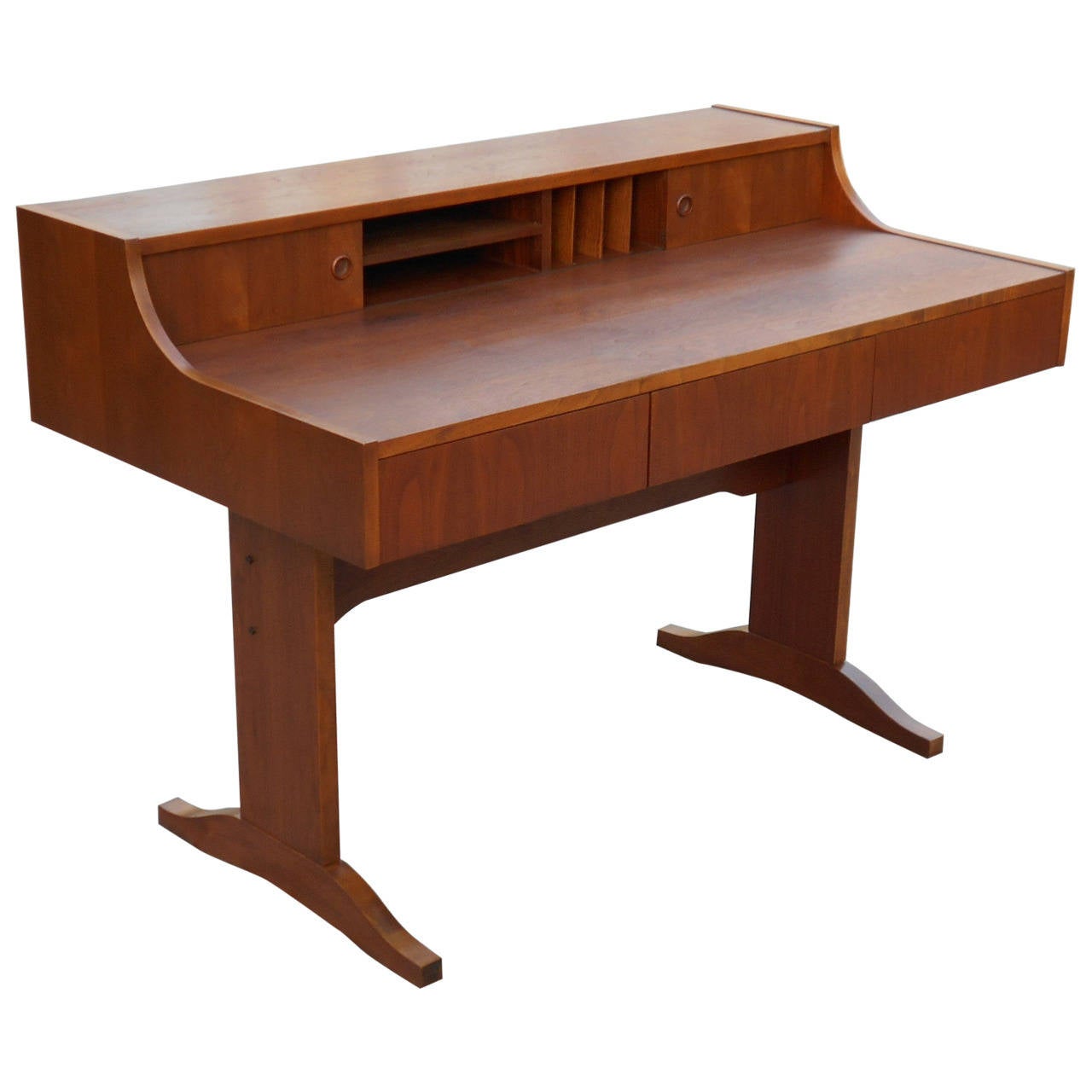 Danish Modern Teak Writing Desk at 1stDibs