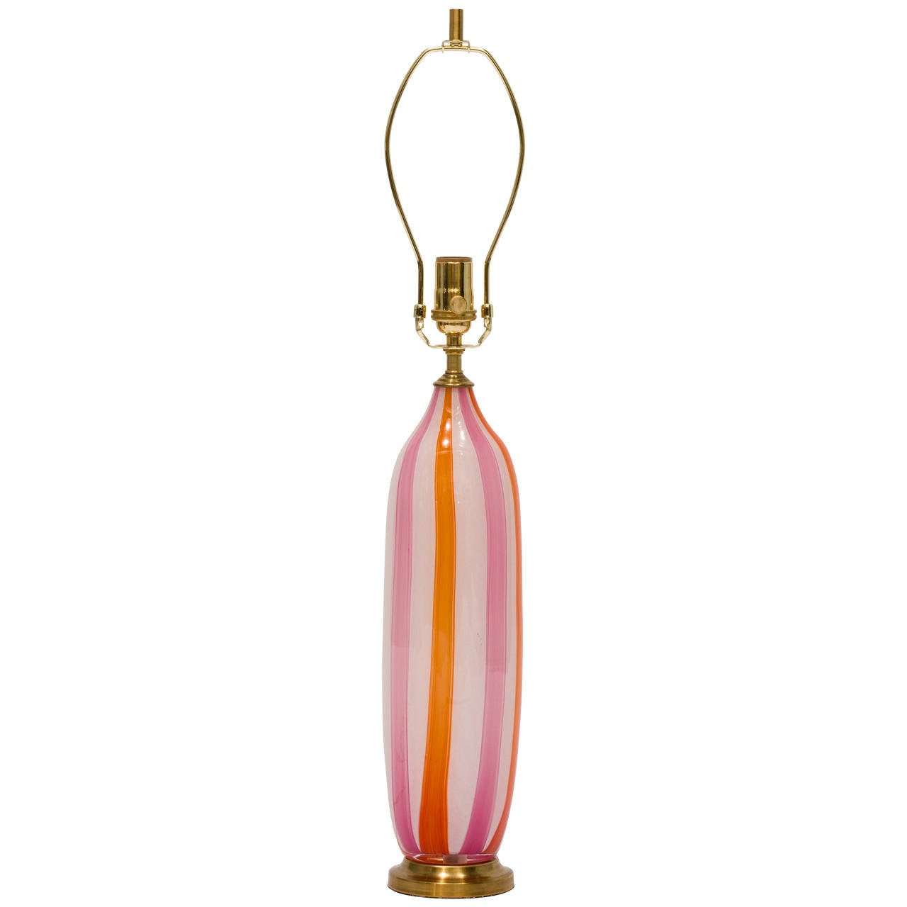 Colorful Glass Table Lamp For Sale at 1stdibs