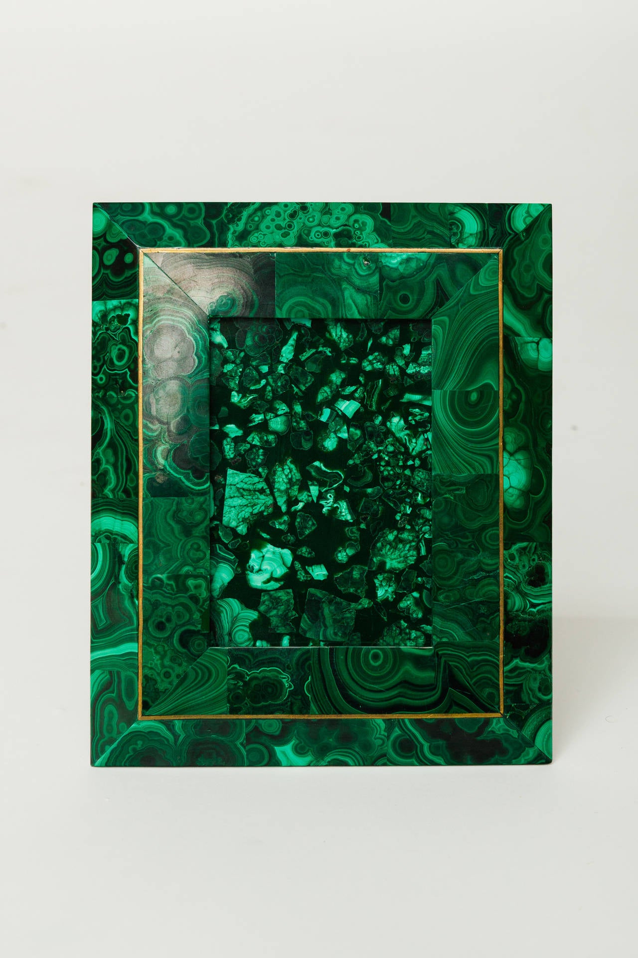 Malachite Picture Frame with Bronze Trim at 1stDibs | decorative ...