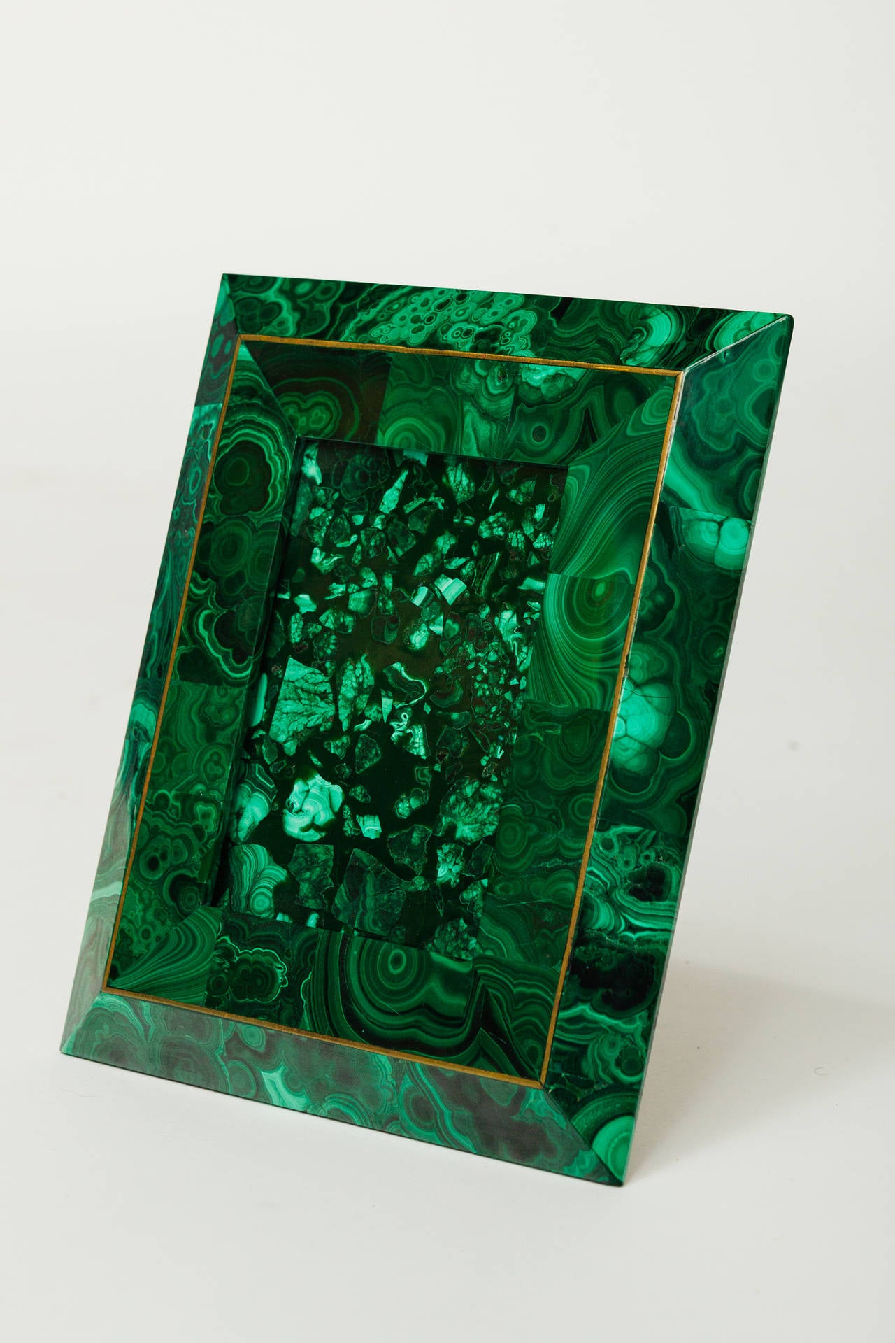 Malachite Picture Frame with Bronze Trim at 1stDibs | decorative ...