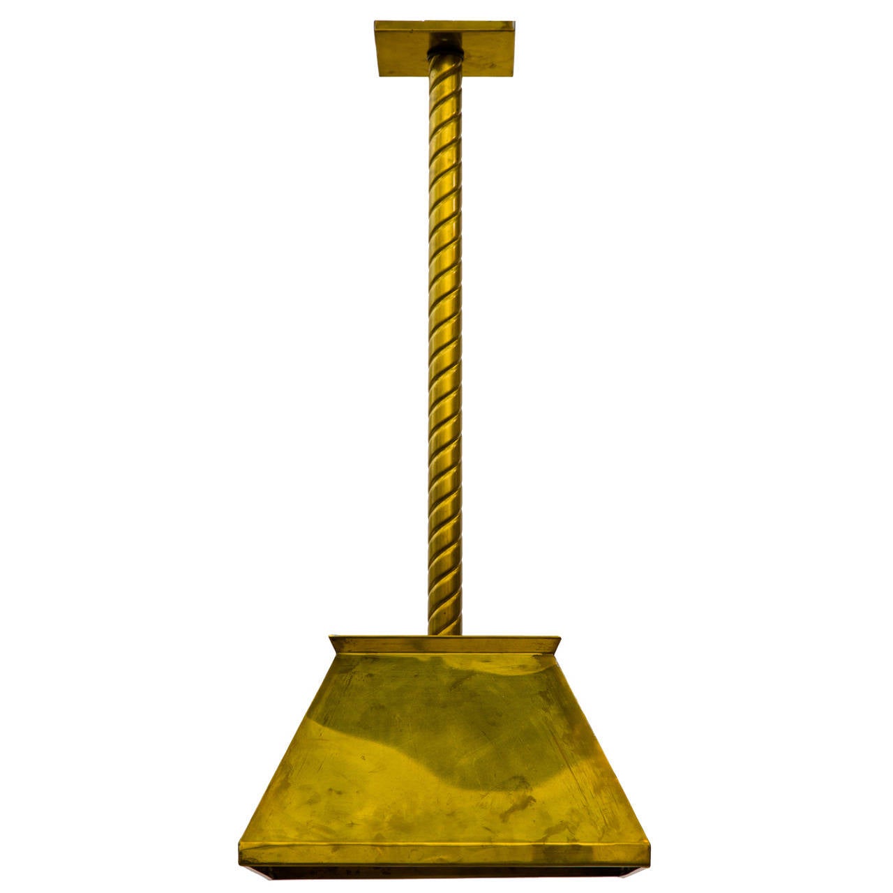 Chapman Style Brass Billiard Light Fixture For Sale at 1stDibs