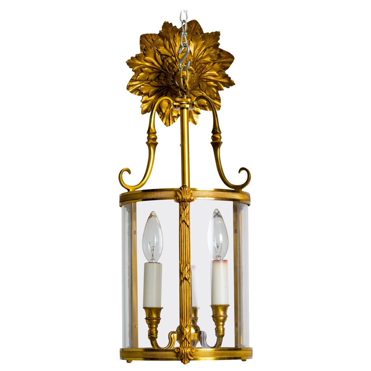 Brass Classical Lantern at 1stDibs