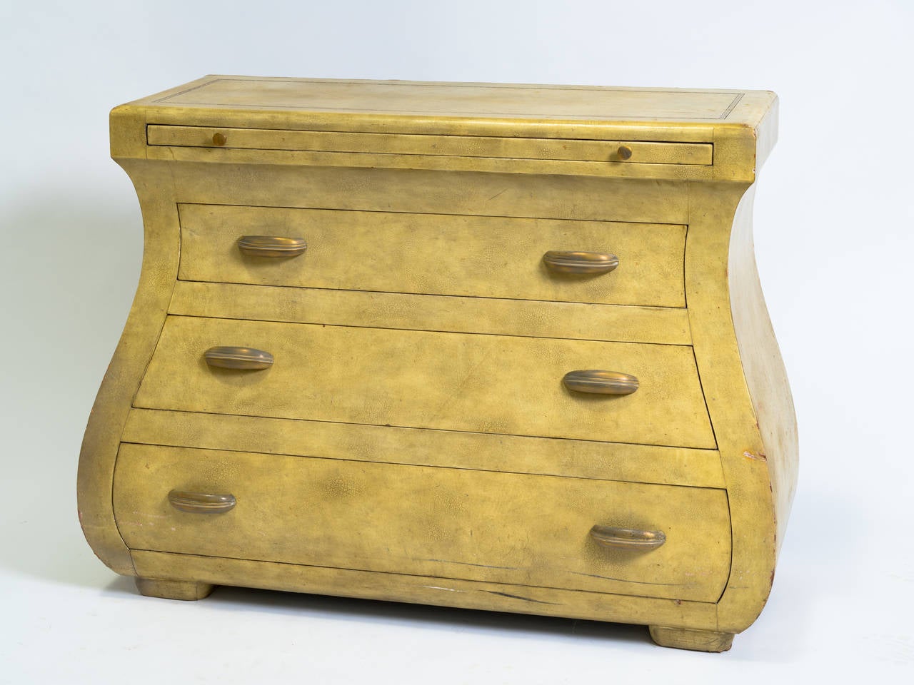 Leather Wrapped Bombay Chest at 1stDibs