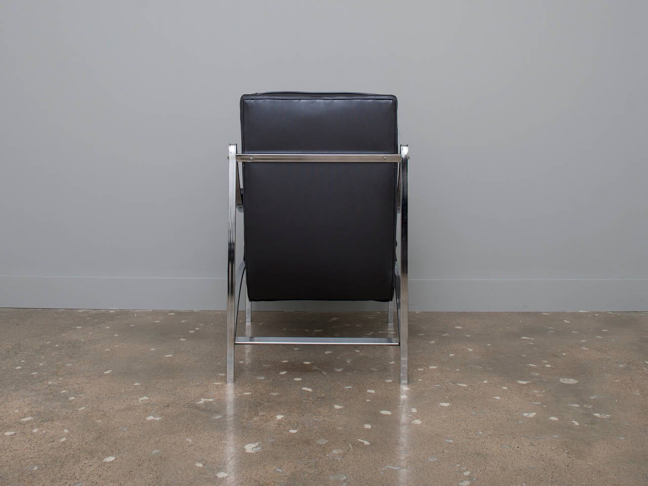 Milo Baughman Chrome Chair For Sale at 1stDibs