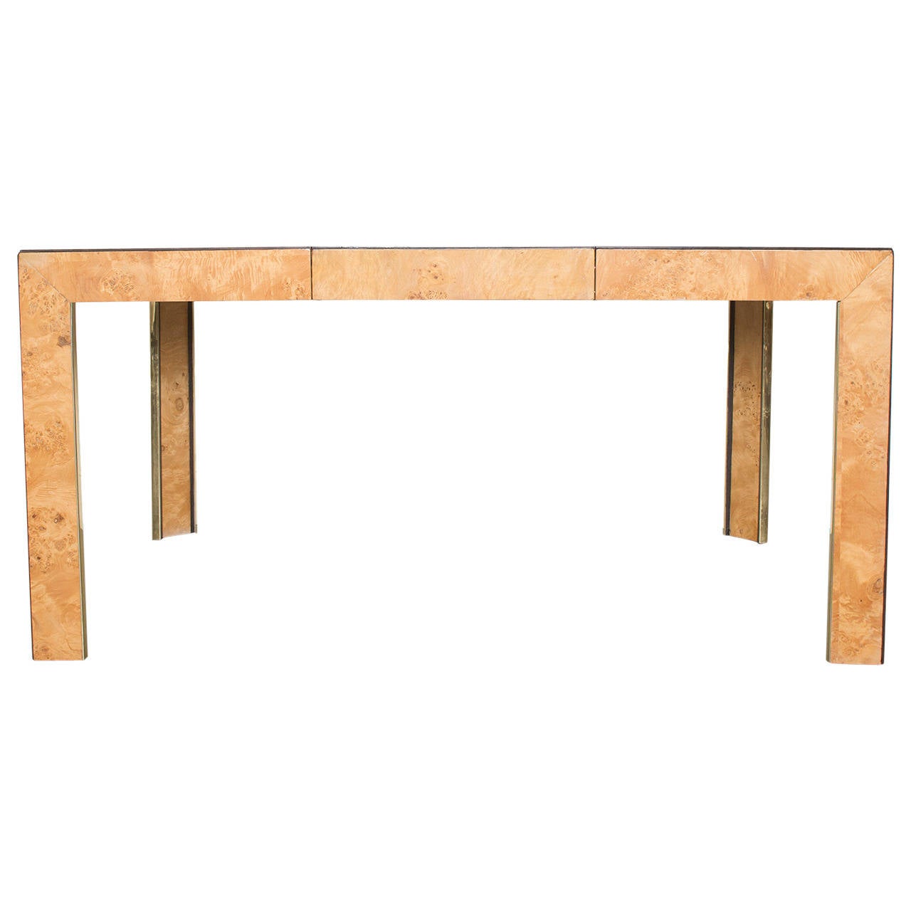 Burl Wood Dining Table at 1stDibs