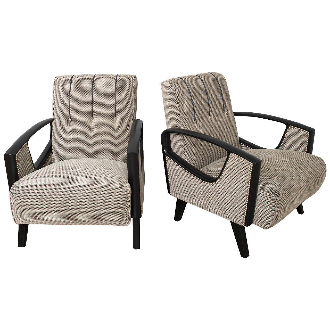 Moderne Lounge Club Chairs at 1stDibs