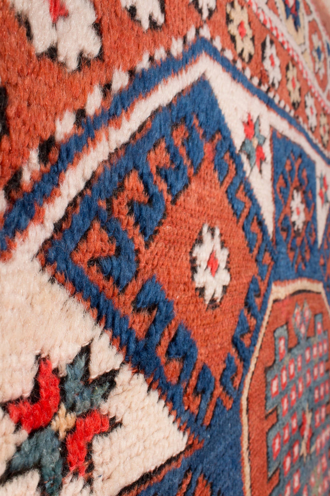 Mid-19th Century Archaic Anatolian Turkish Bergama Rug at 1stDibs