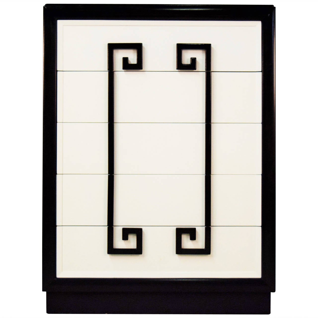 Greek Key Tall Chest by Kittinger For Sale at 1stDibs