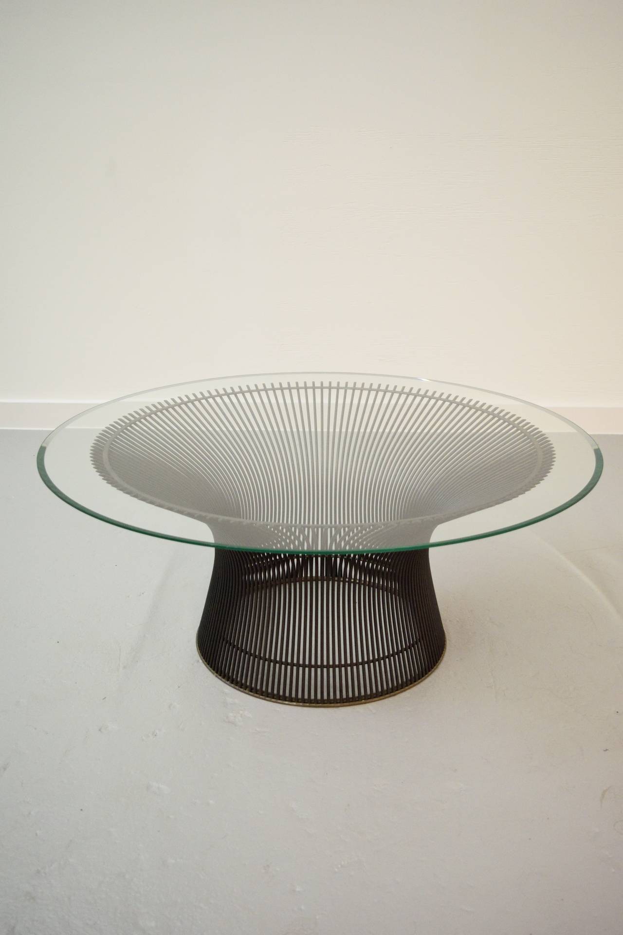 Warren Platner Bronze Coffee Table For Sale at 1stDibs