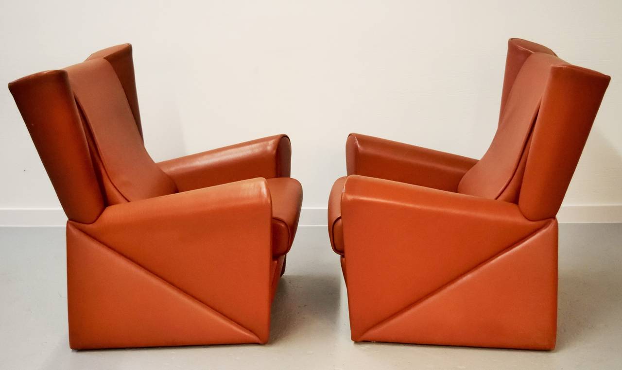 Pair of Alessandro Mendini "San Leonardo" Lounge Chairs for Matteo ...
