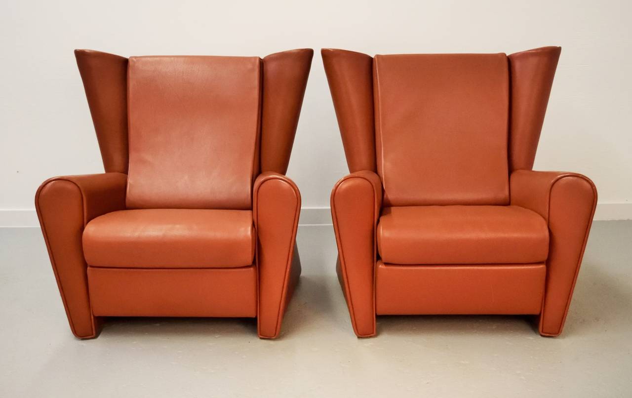 Pair of Alessandro Mendini "San Leonardo" Lounge Chairs for Matteo ...