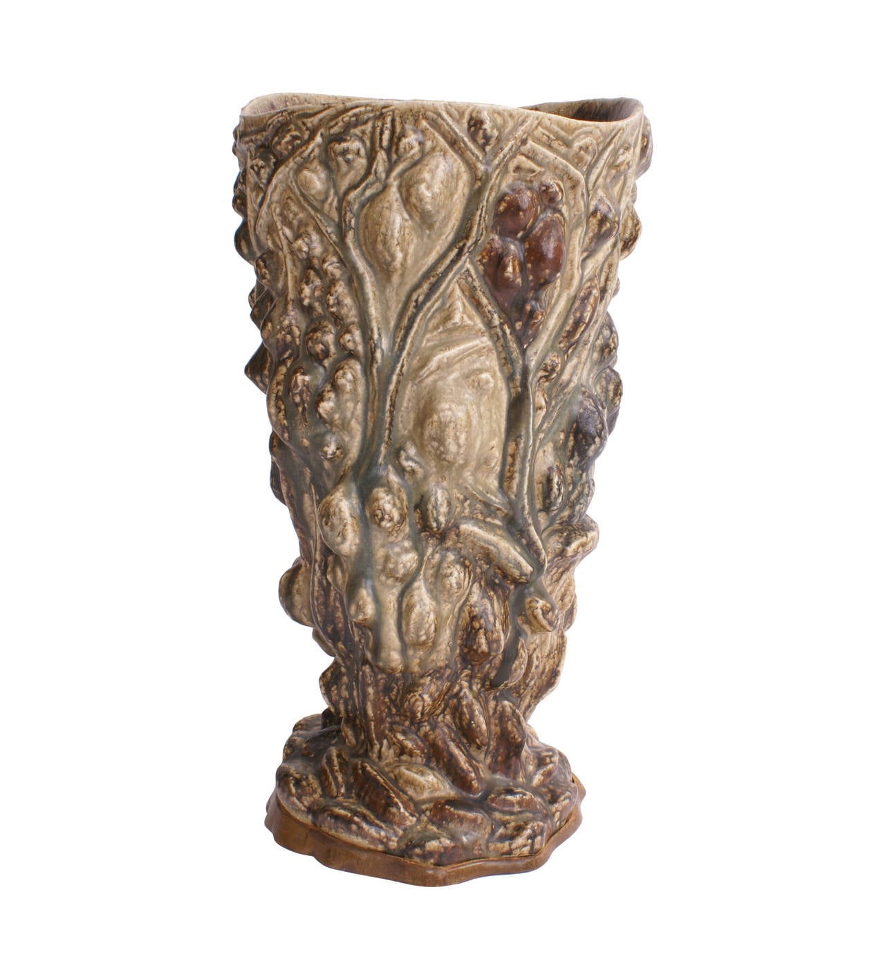 Axel Salto Monumental Vase in Sung Glaze For Sale at 1stDibs