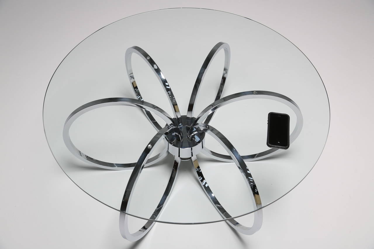 Chrome Ring Coffee Table at 1stDibs