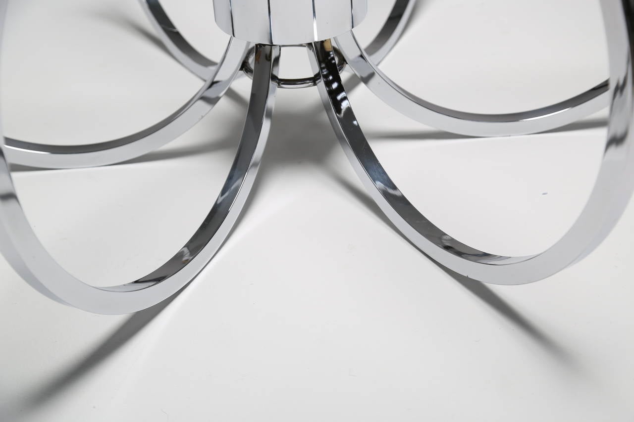 Chrome Ring Coffee Table at 1stDibs