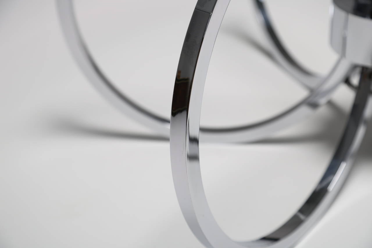 Chrome Ring Coffee Table at 1stDibs