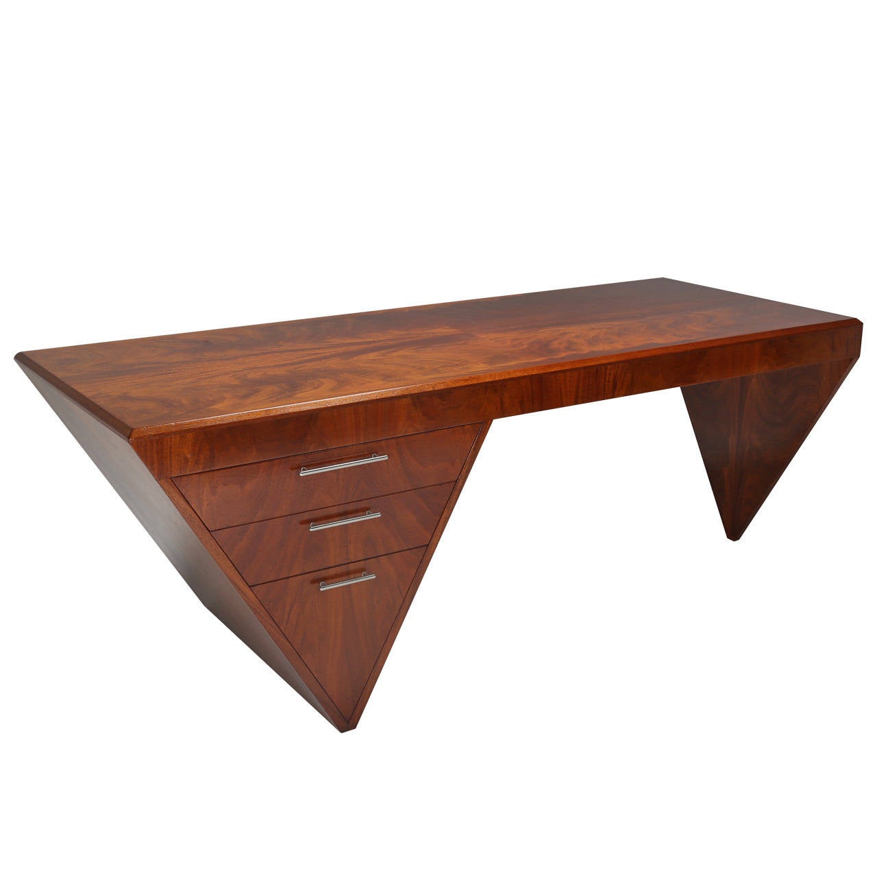 1980s Mahogany Desk by Klaus Wettergren at 1stDibs | 1980s desk