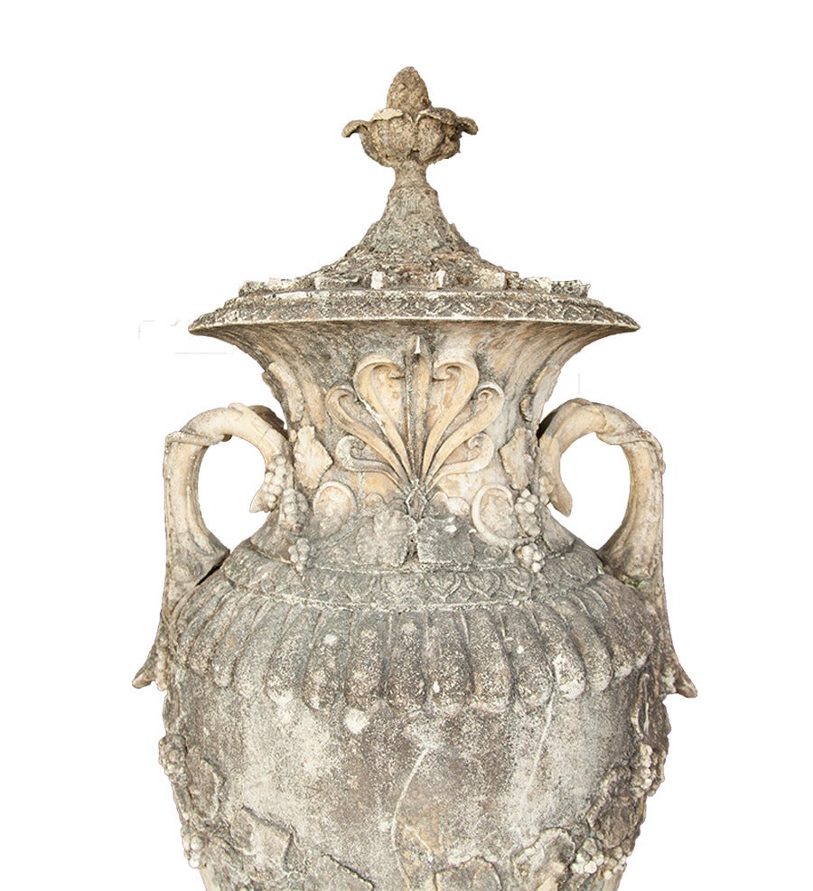 Baroque Style Garden Urn at 1stDibs