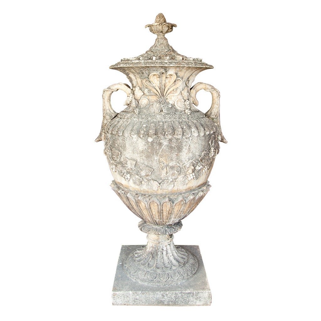 Baroque Style Garden Urn at 1stDibs