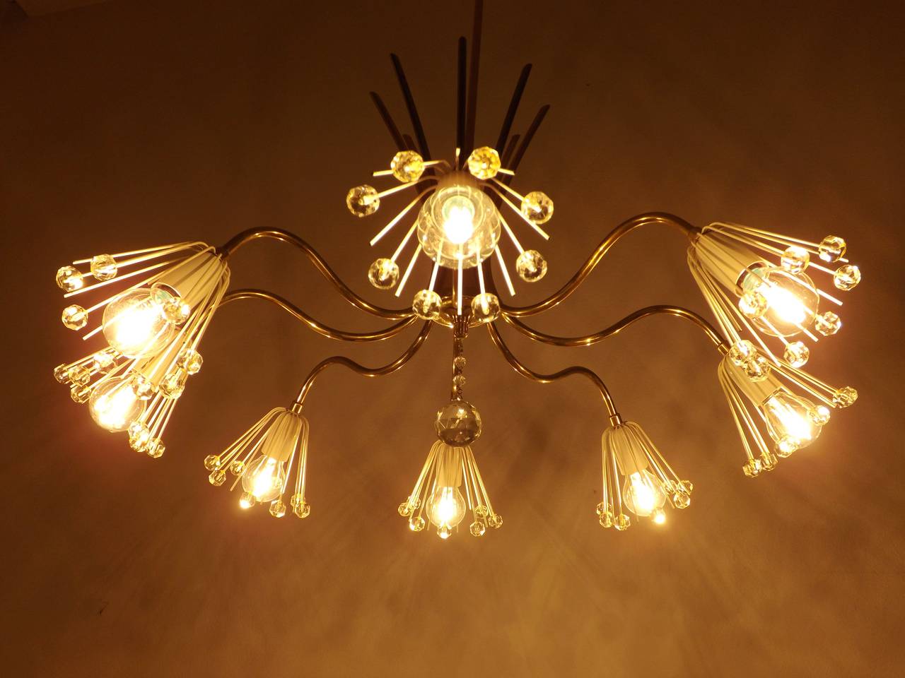 1950s Stejnar Spider Light Fixture at 1stdibs