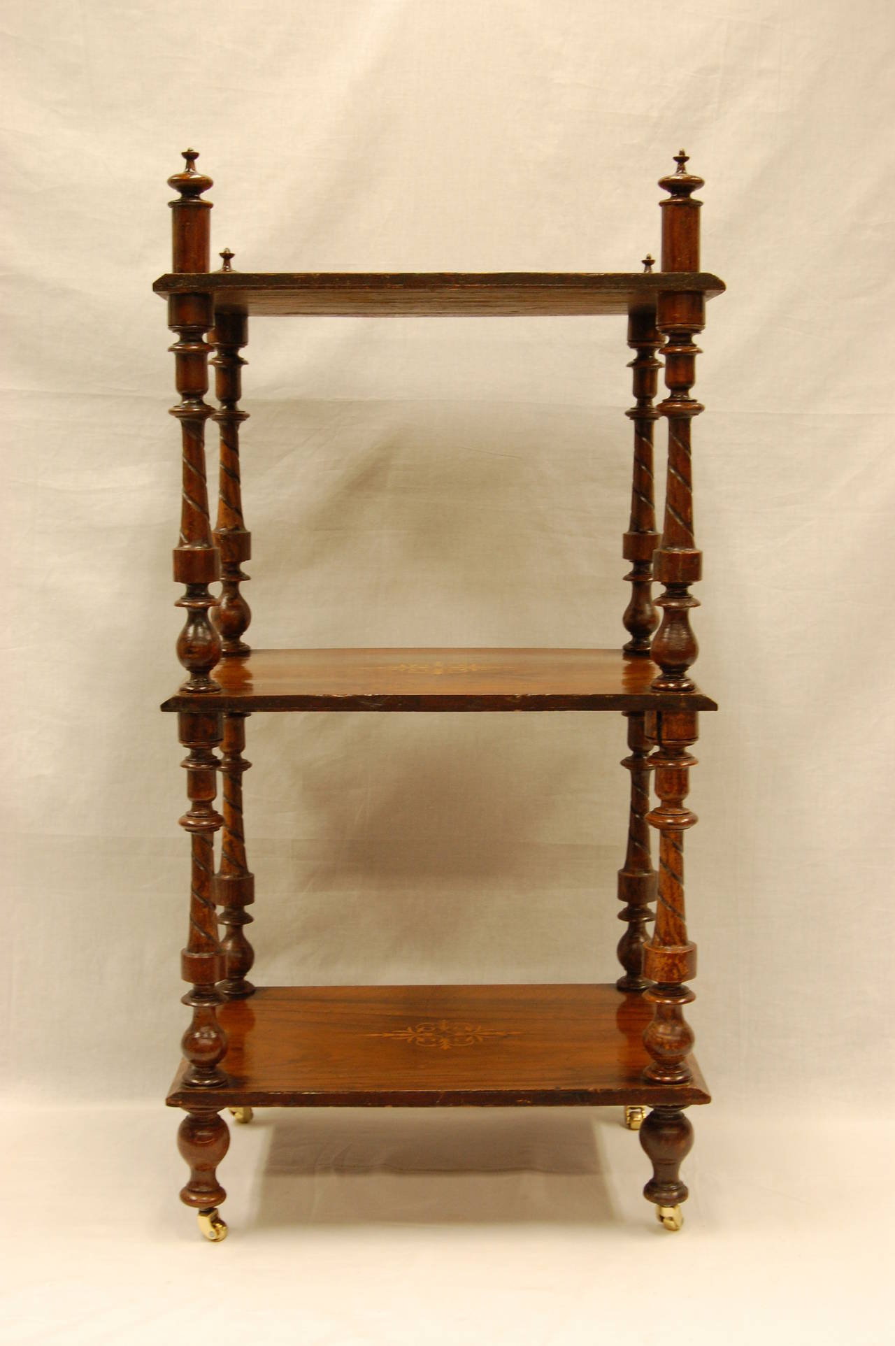 Early Victorian Era Rosewood Book Stand with Satinwood Banding For Sale ...