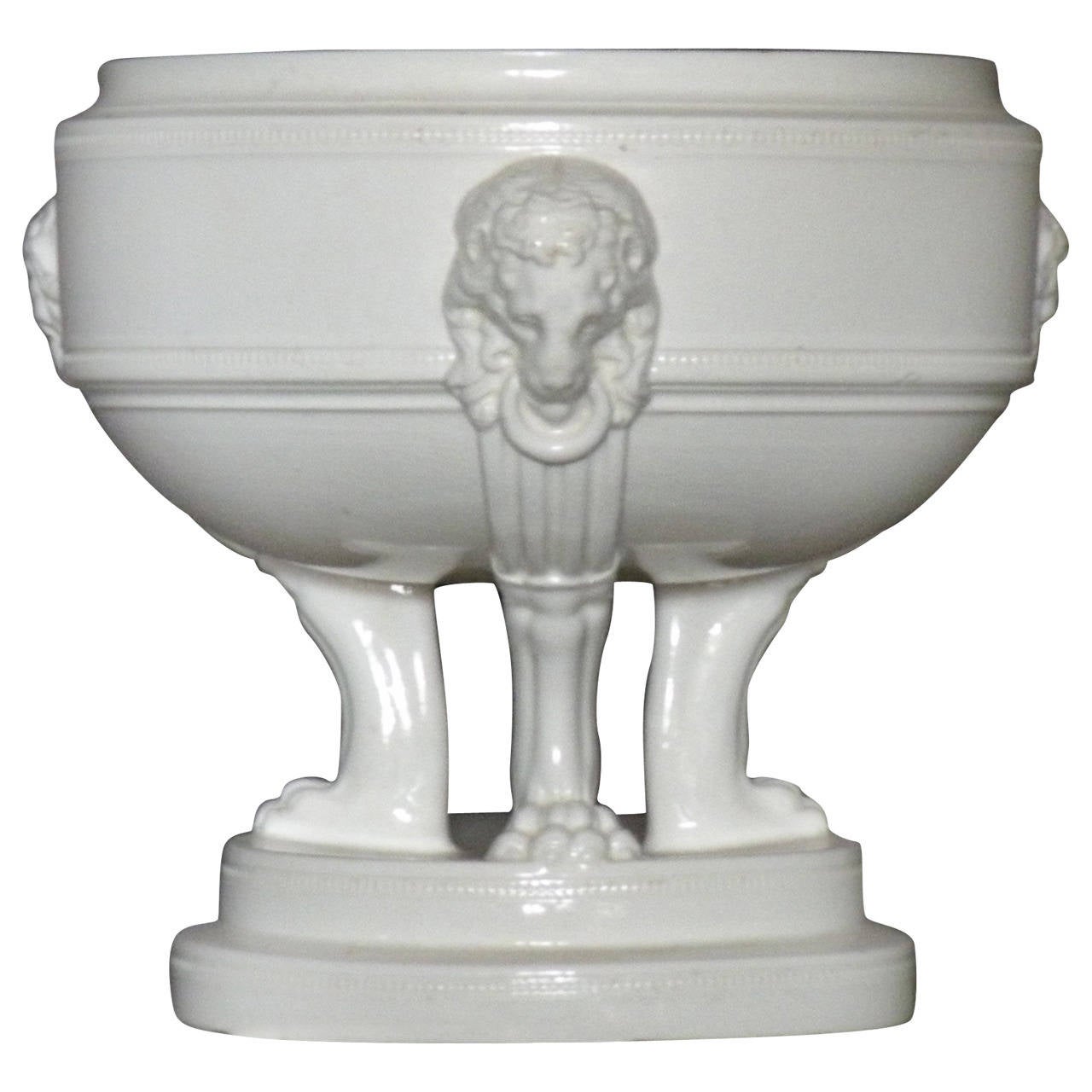 Italian Neoclassical Creamware Cachepot at 1stDibs