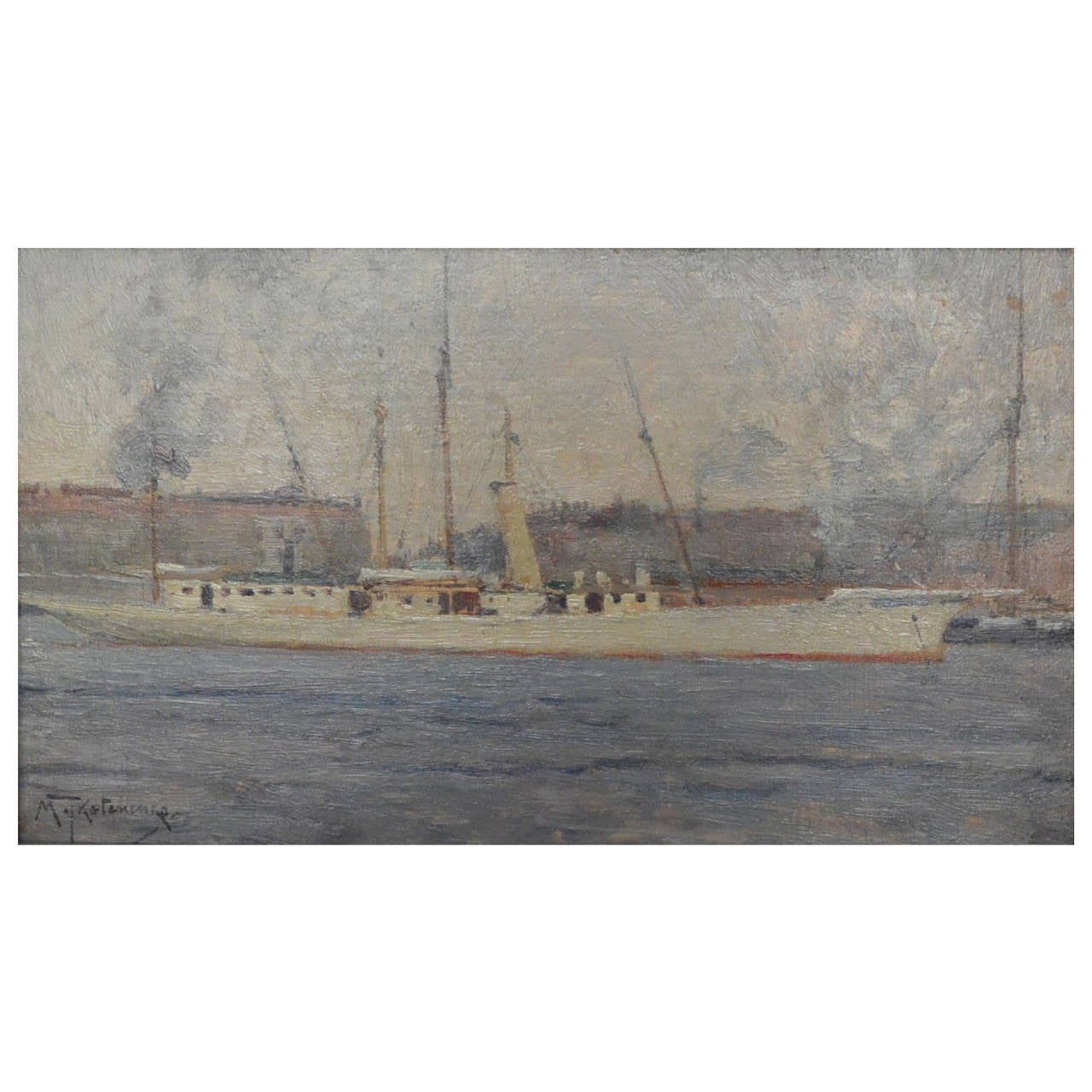 Mikhail Tkatchenko Painting "Marseille" For Sale at 1stdibs