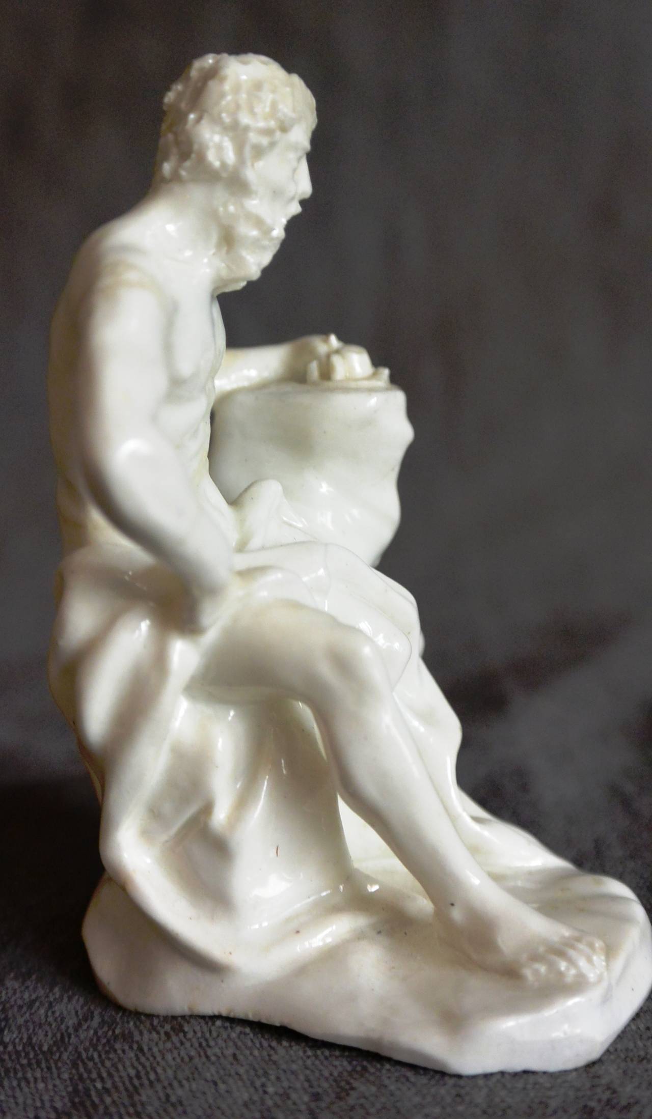 Real Fabbrica Porcelain Sculpture of a River God at 1stDibs