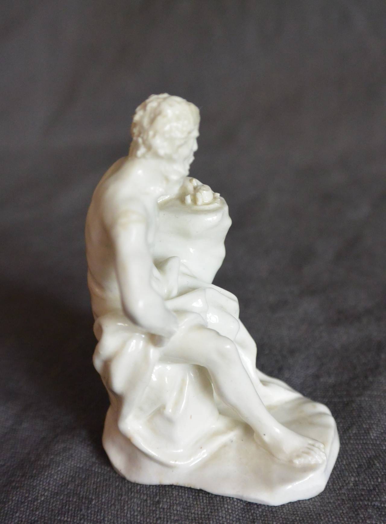Real Fabbrica Porcelain Sculpture of a River God at 1stDibs