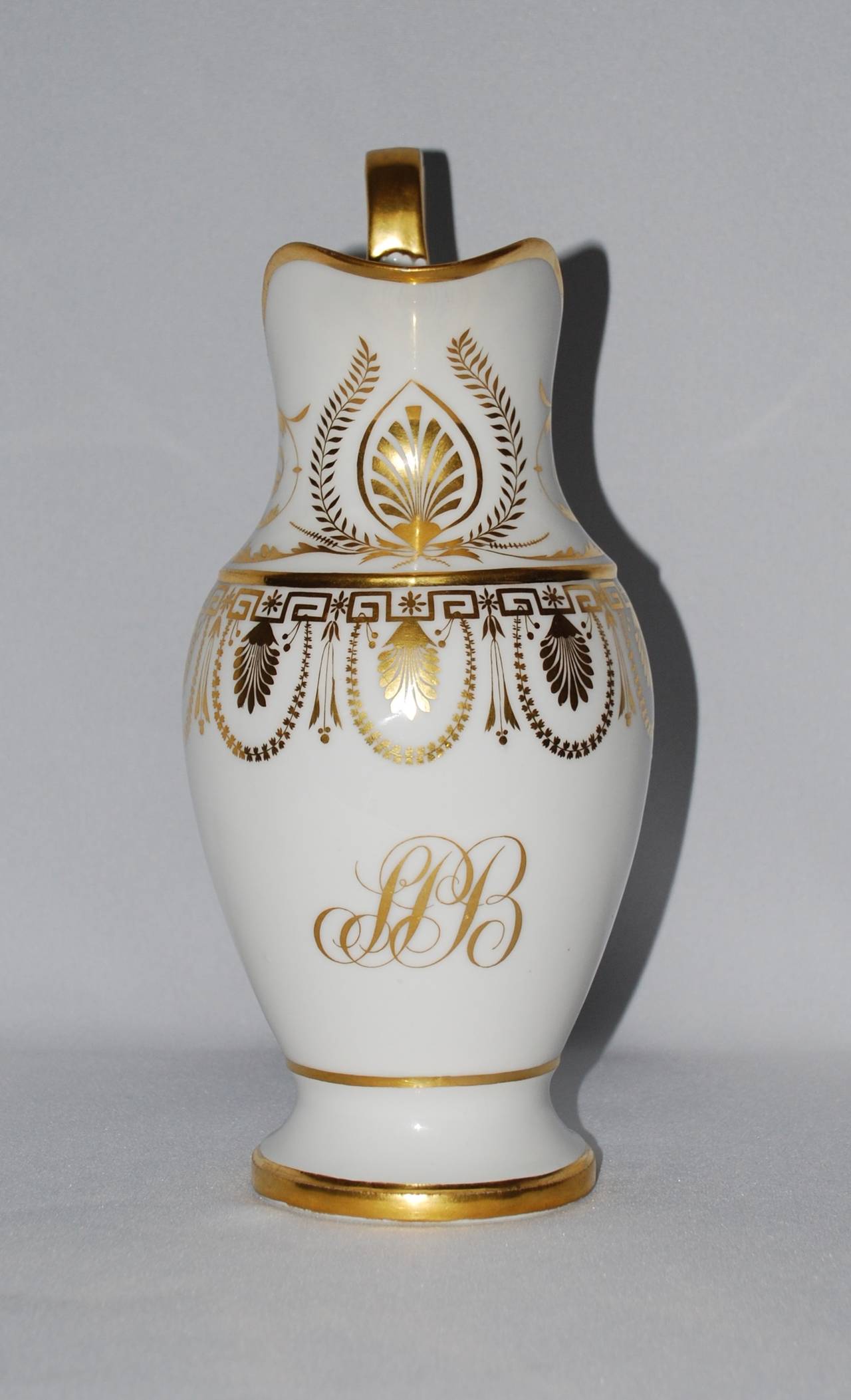 French Porcelain Water Pitcher and Basin at 1stDibs