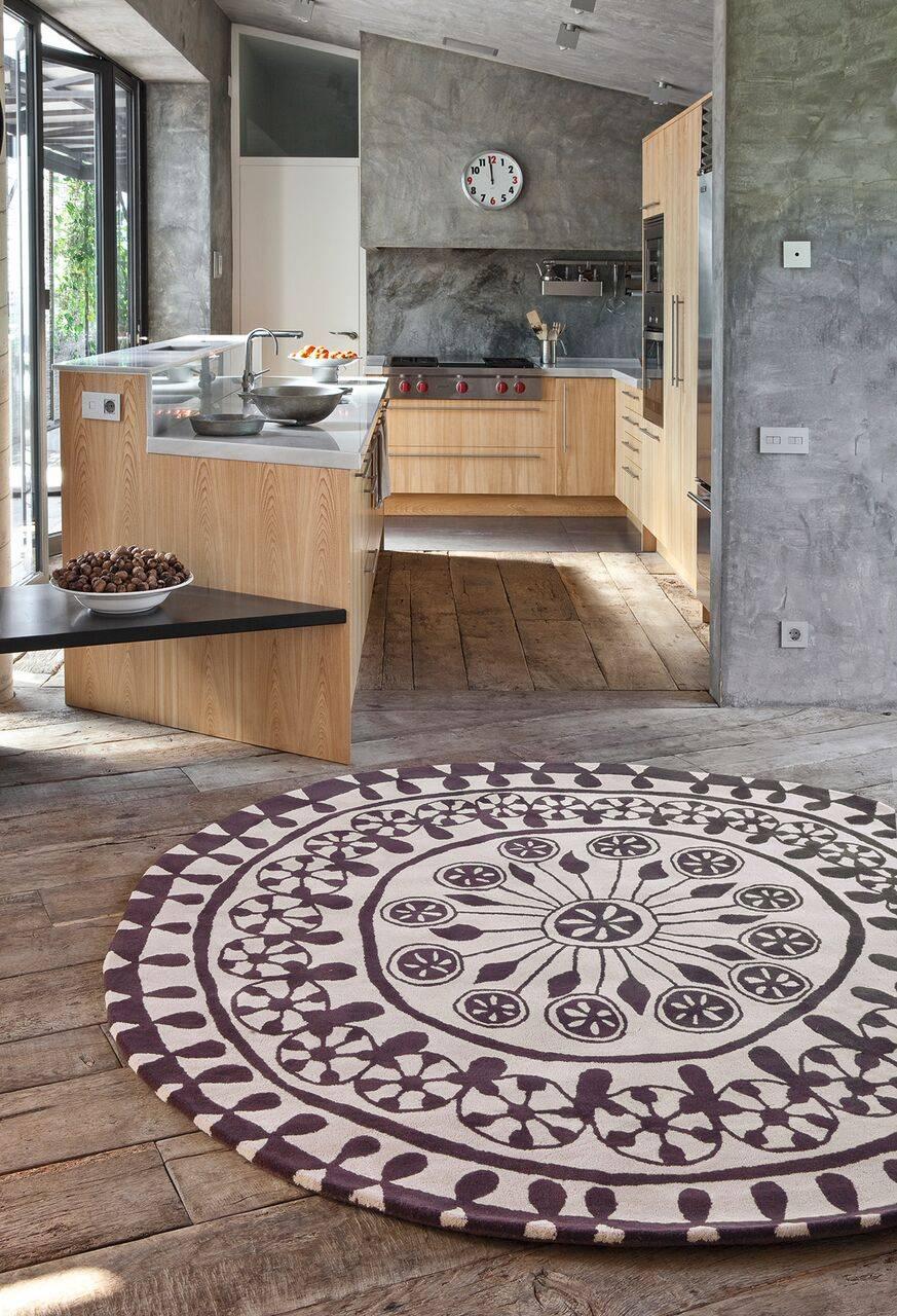 Rangoli Medium Round Hand-Tufted Wool Rug by Nani Marquina For Sale at ...