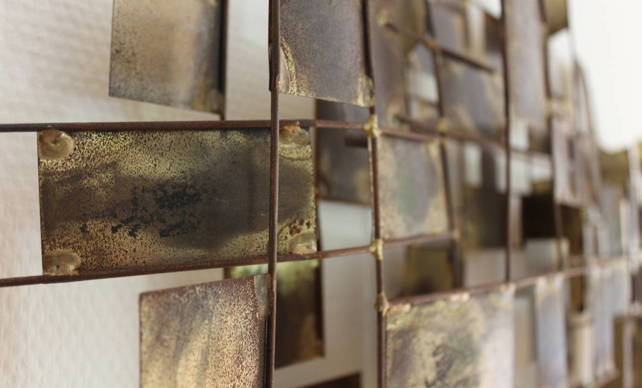 Abstract Wall Sculpture By "Curtis Jere" Circa 1970 For Sale at 1stDibs