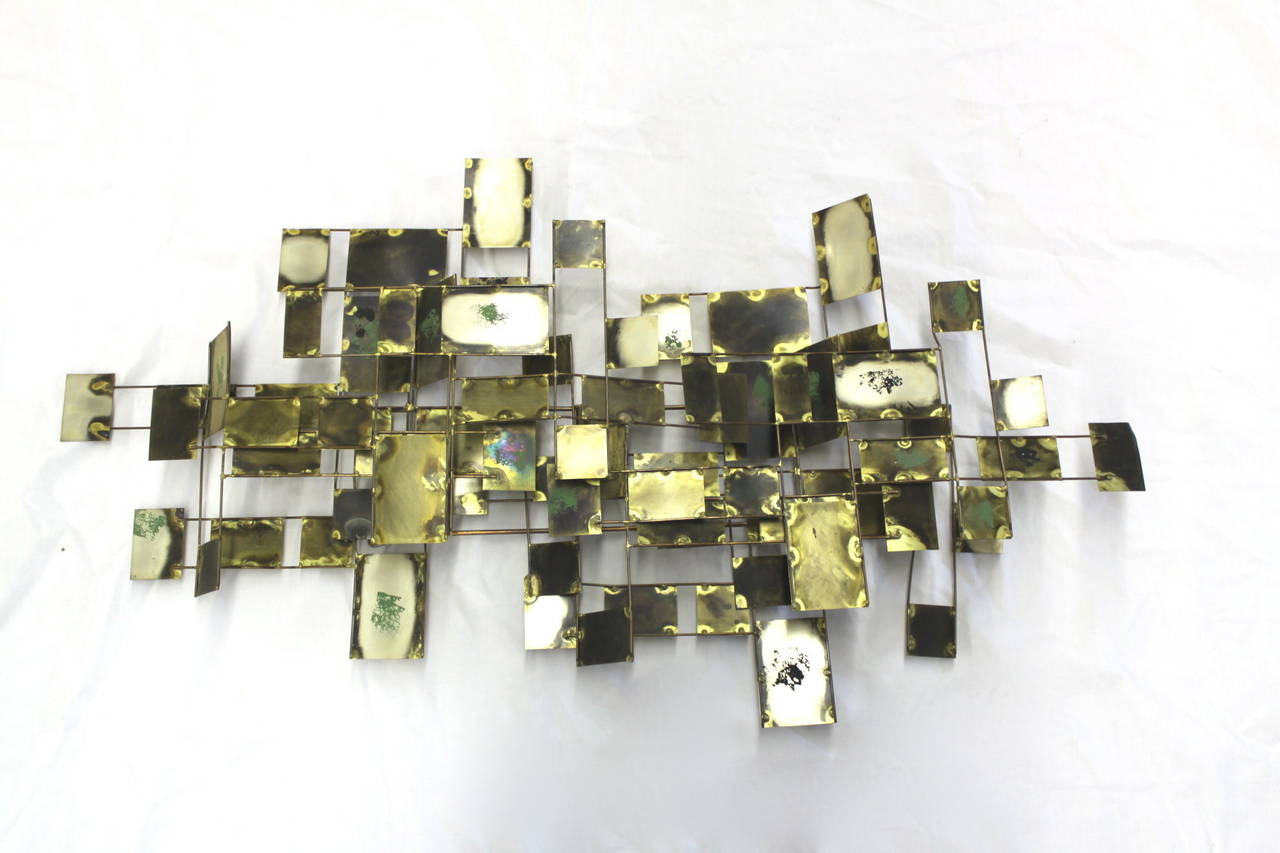 Abstract Wall Sculpture By "Curtis Jere" Circa 1970 For Sale at 1stDibs