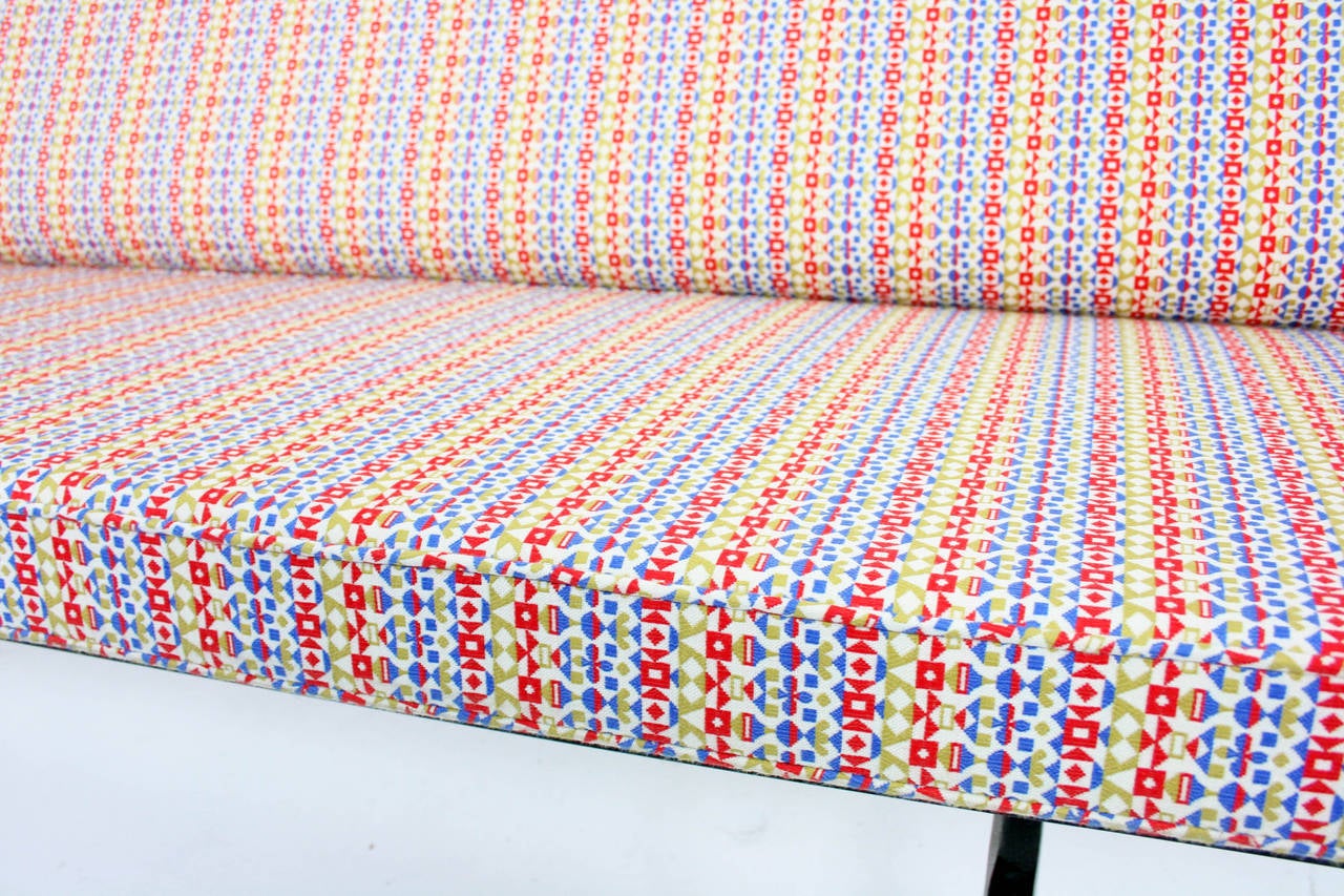 Charles and Ray Eames Sofa Compact with Alexander Girard Arabesque 001 ...