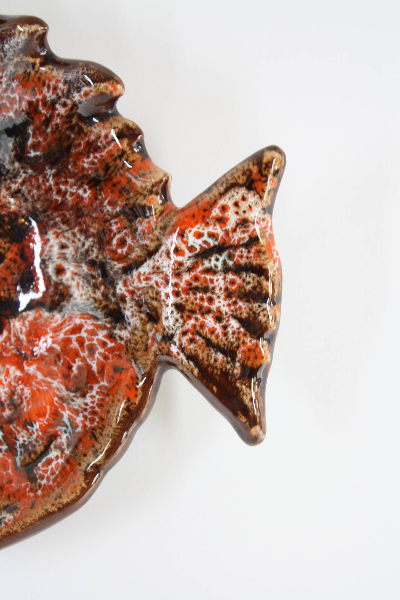 Mid-Century French Vallauris Ceramic Fish Plate or Wall Decoration at ...