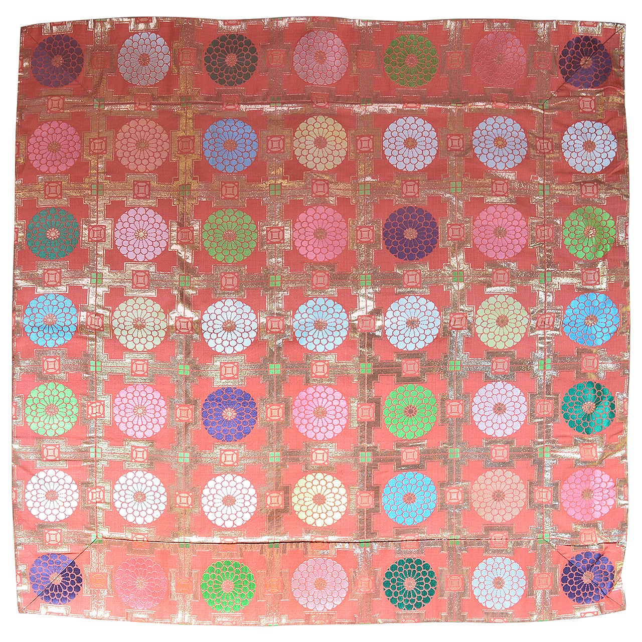 Japanese Uchishiki Silk Textile for Use on a Buddhist Altar at 1stDibs