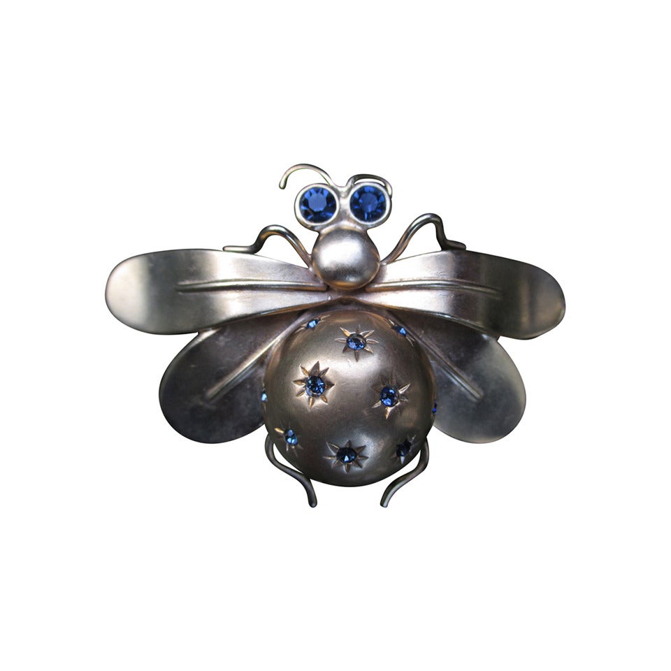 Christian Dior XLarge Vintage Bug Brooch at 1stDibs