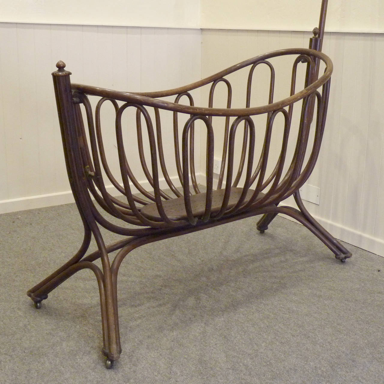 Bentwood Hanging Crib by Thonet at 1stDibs