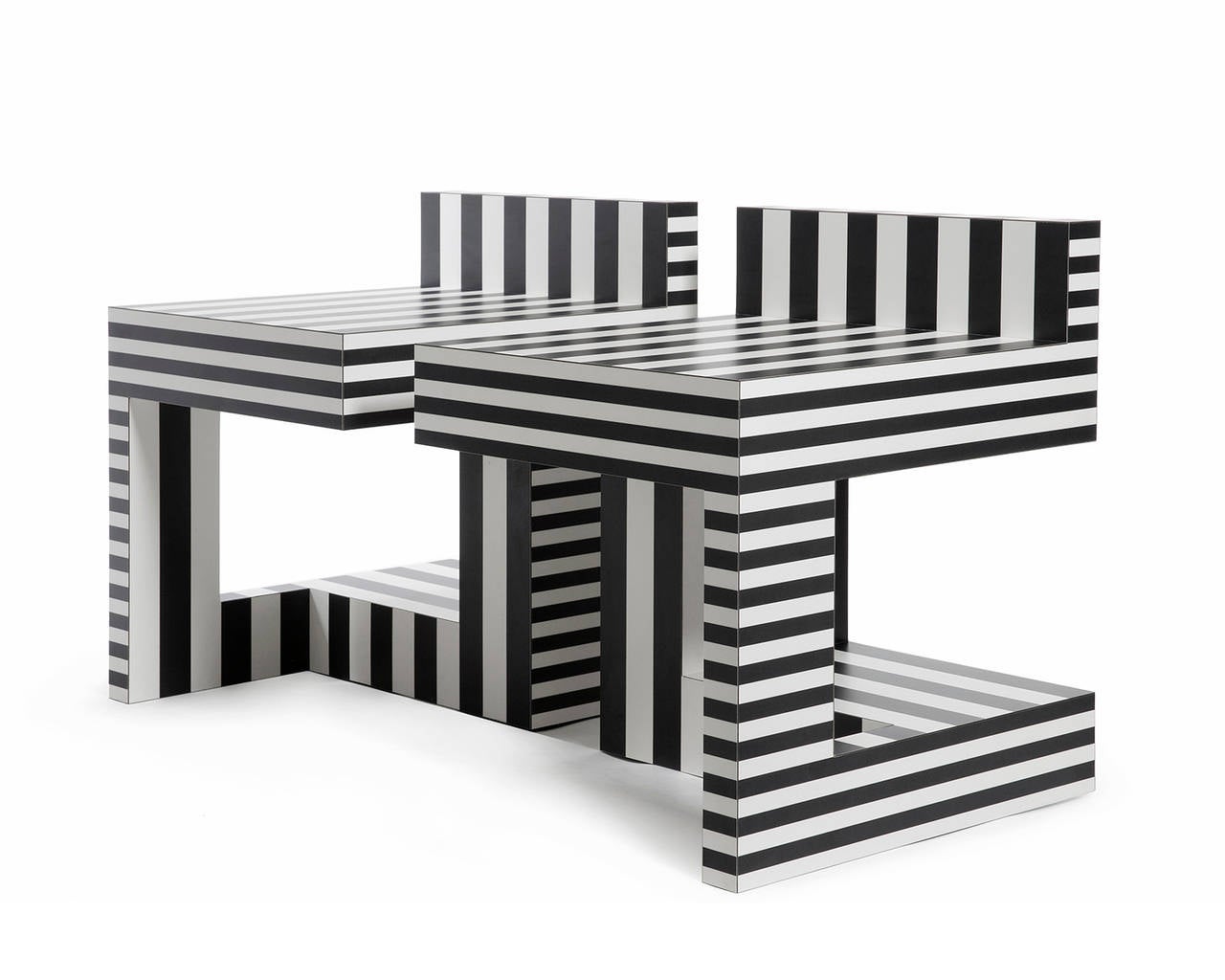 Memphis Inspired Side Table/Stool Neo Laminati Collection For Sale at ...