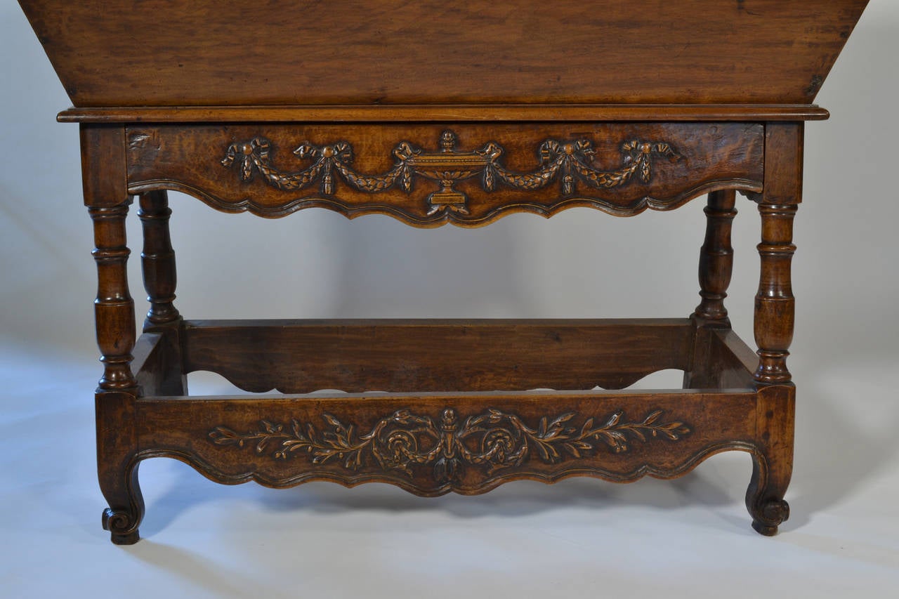 Walnut Dough Bin from Provence at 1stDibs