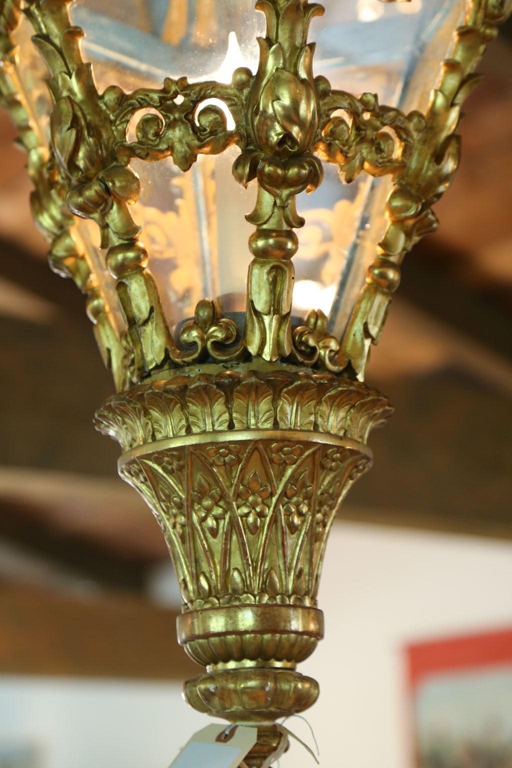 18th Century Pair of Venetian Hand-Carved Lanterns at 1stDibs