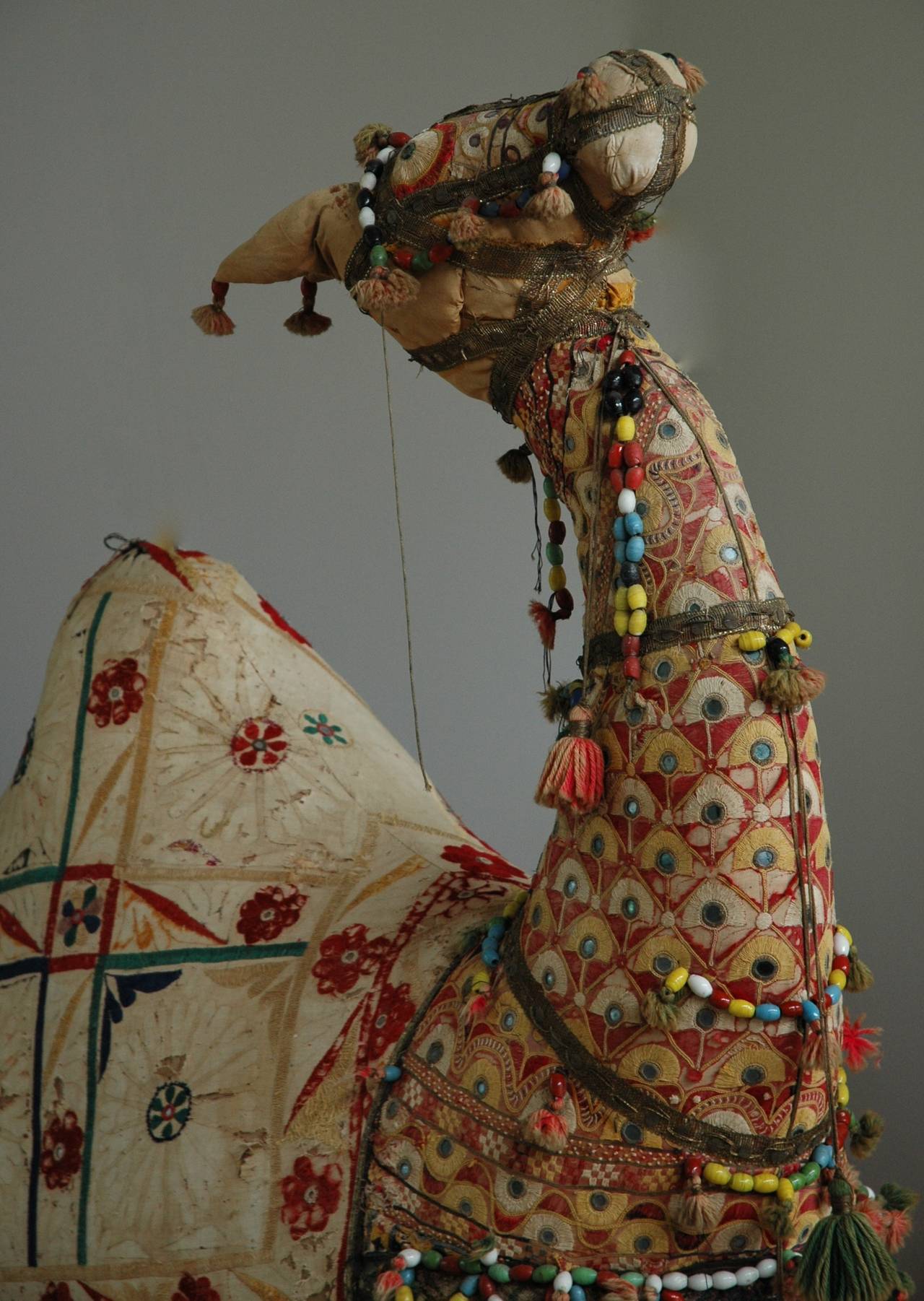 Whimsical Tapestry Camel, circa 1940 at 1stDibs